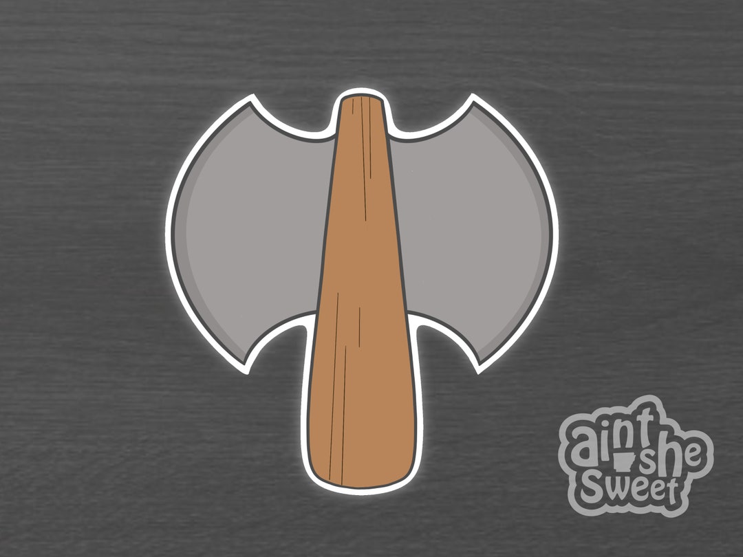 Battle Axe Cookie Cutter, Medieval Viking, Renaissance Festival (cookie ...