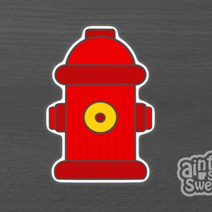 Firefighter Cookie Cutter SET, Firetruck, Fireman's Hat, Hydrant, and ...