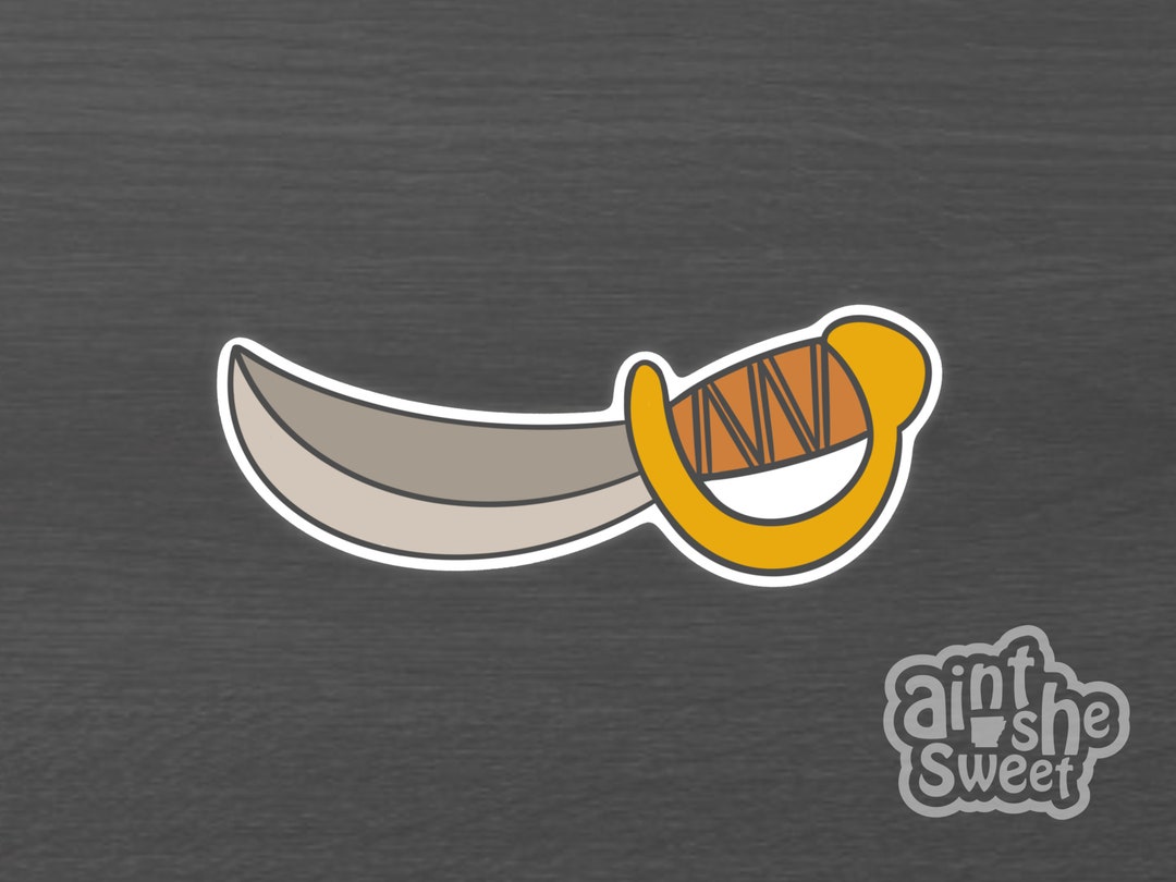 Sword Cookie Cutter, Pirate Cutlass, Pirate Theme Cookie Cutters ...