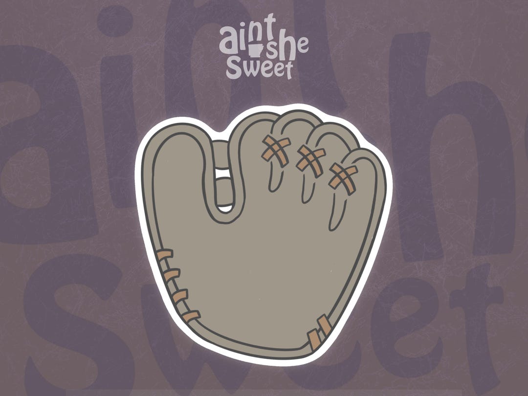 Baseball Glove Cookie Cutter | Sports Mitt Cookie | Glove Cookie for ...
