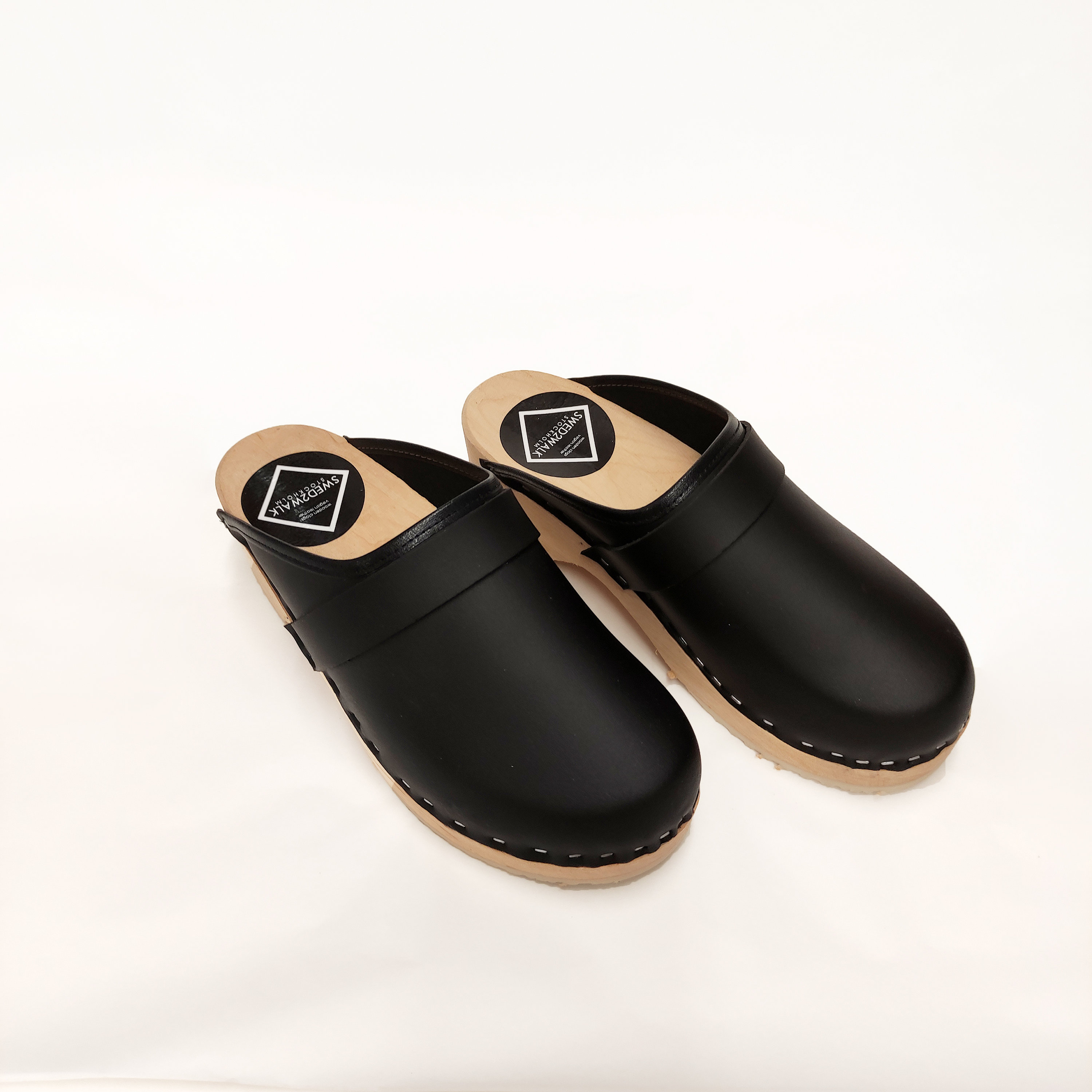 Vegan Swedish Clogs KLARA Handmade clogs Vegan leather RED | Etsy