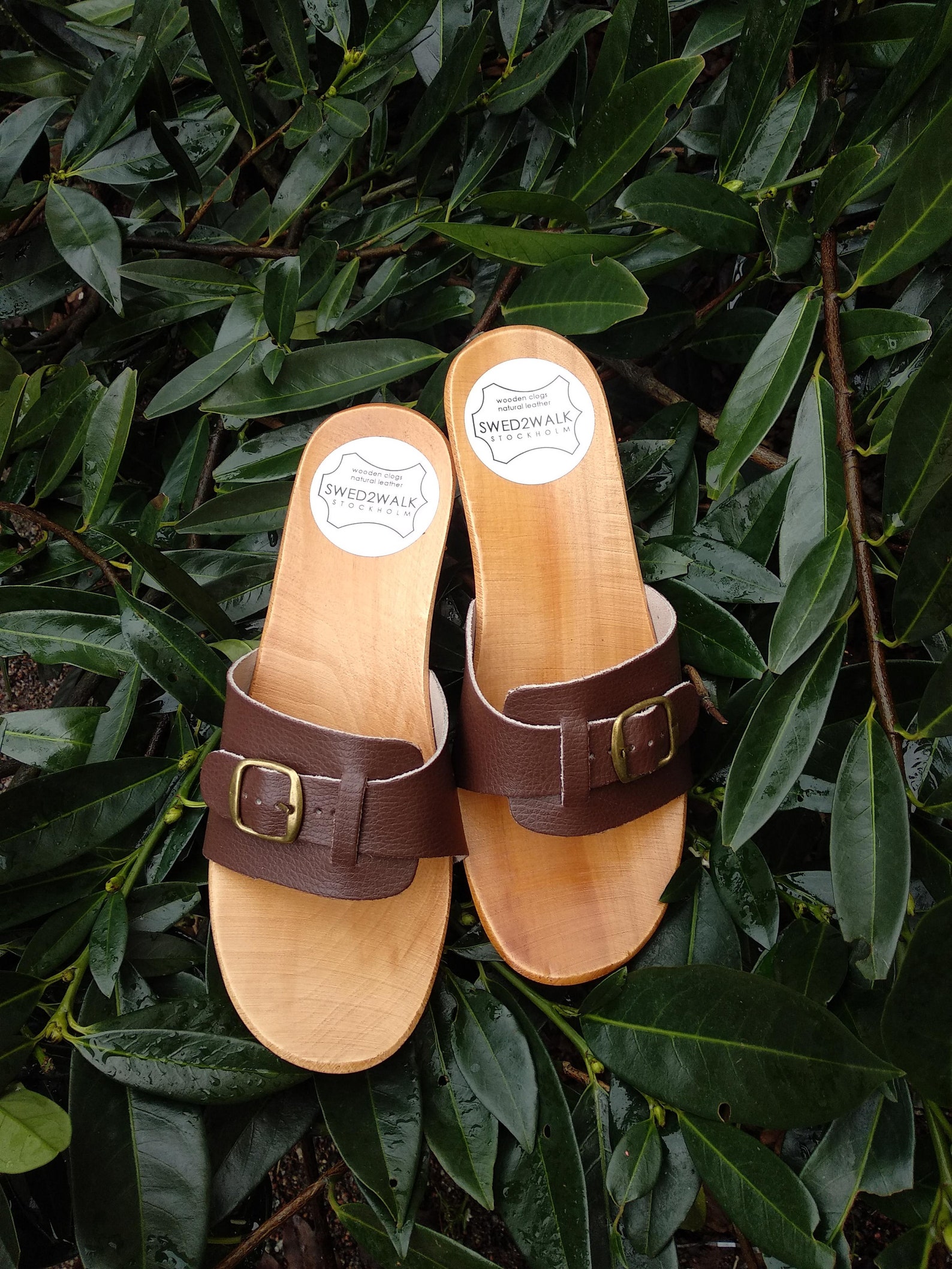 FLORAL Swedish Clogs - MIA - Sandals WEDDING Wooden Women Clogs Silver ...
