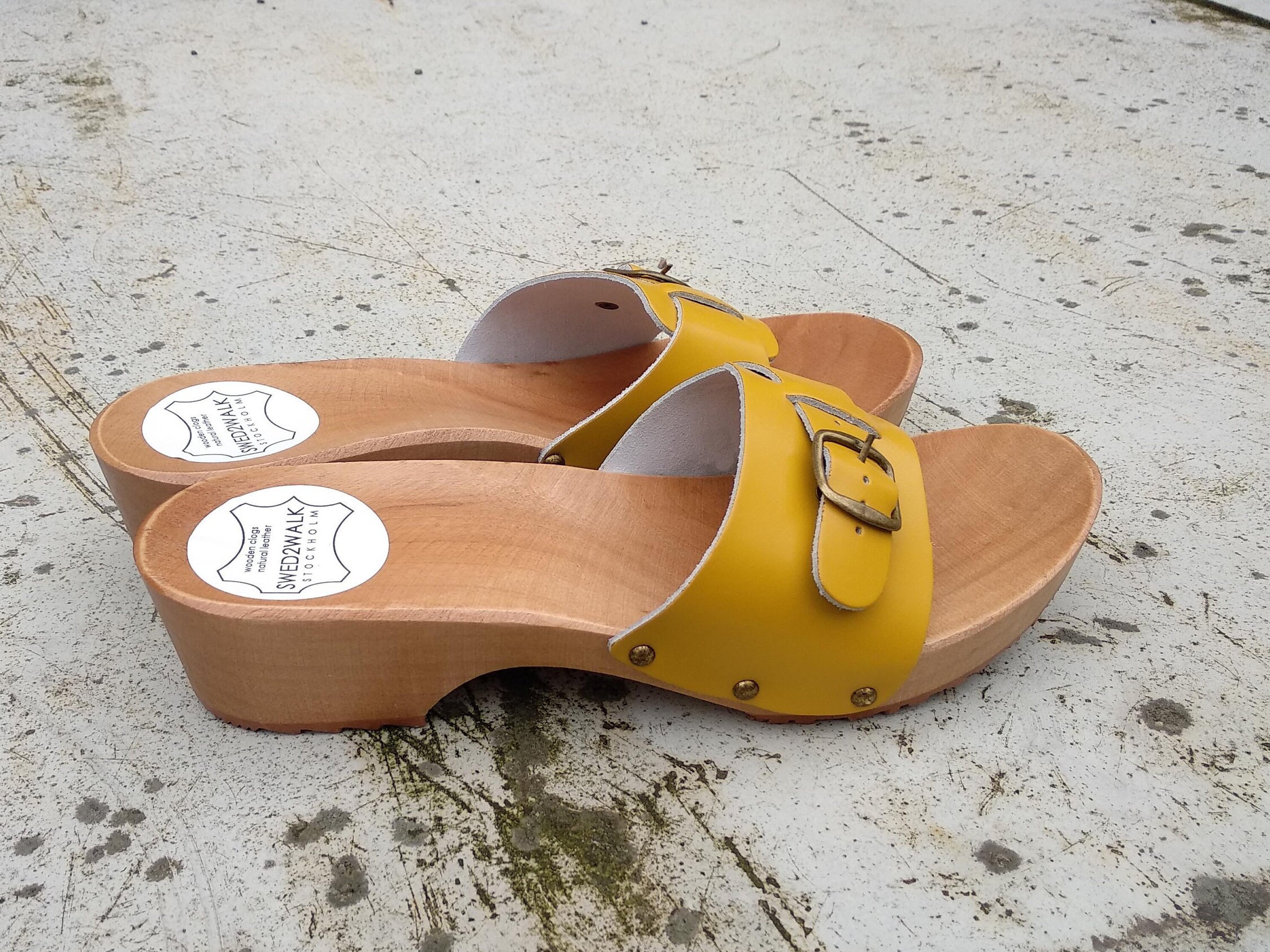 Swedish Clogs - MIA - Sandals Moccasins Wooden Women Clogs Leather Clog ...