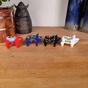 SUPER RARE Vintage Black Dala PIG - Dalarna - Antique Swedish Design ...