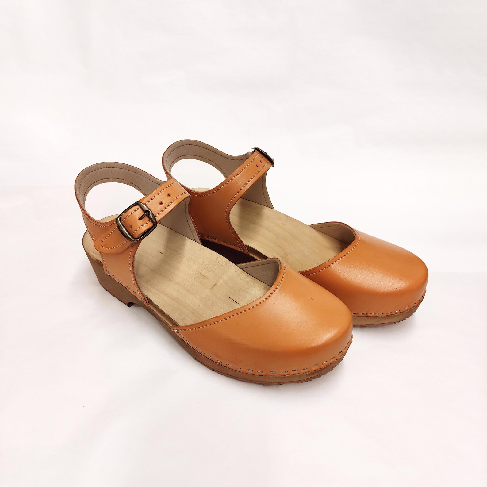 Vegan Swedish Clogs MARITA Handmade Clogs Vegan Leather - Etsy