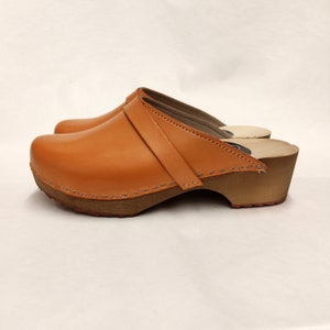 Vegan Swedish Clogs BONDA Handmade Clogs, Vegan Leather, Honey Vegan ...