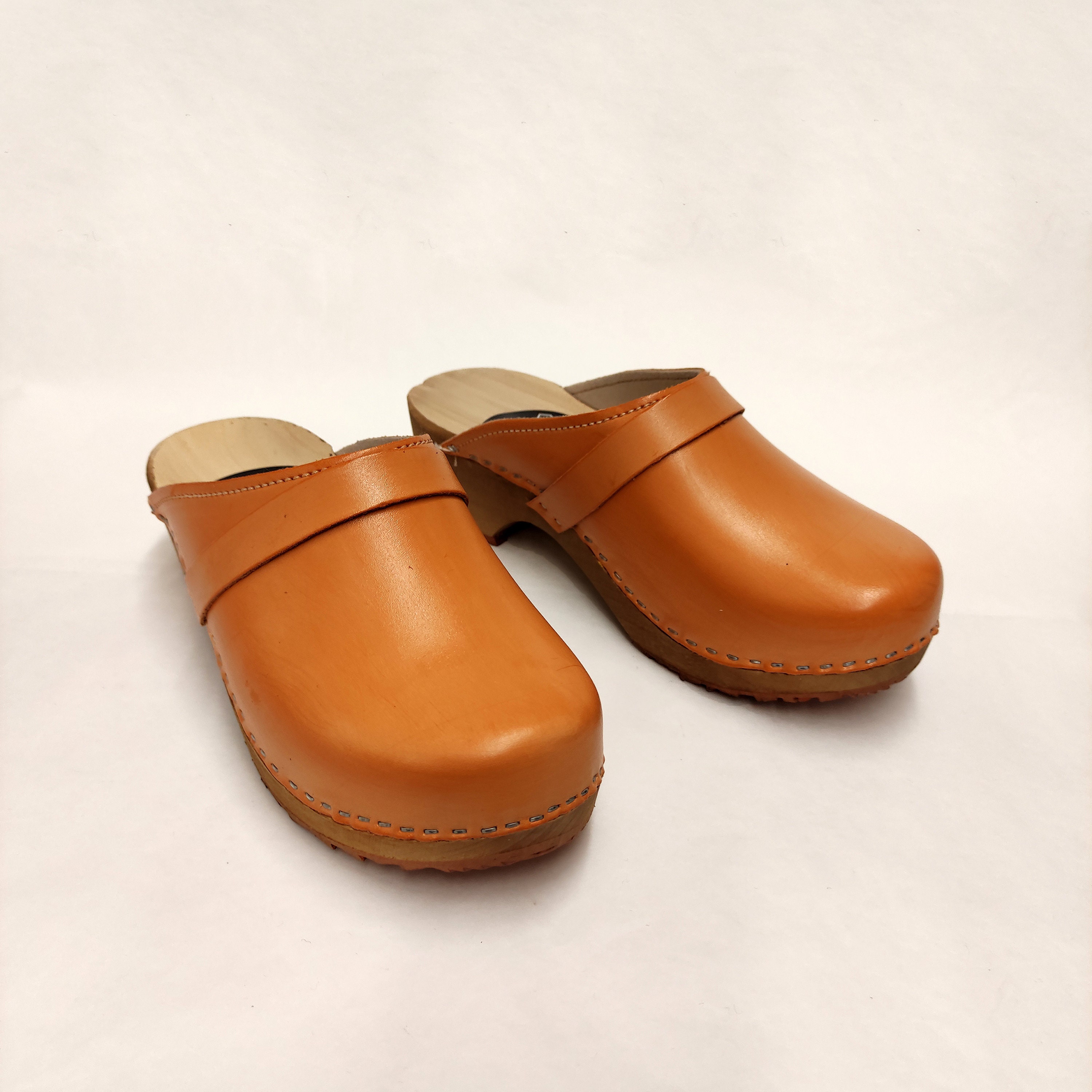 Vegan Swedish Clogs BONDA Handmade clogs Vegan leather | Etsy