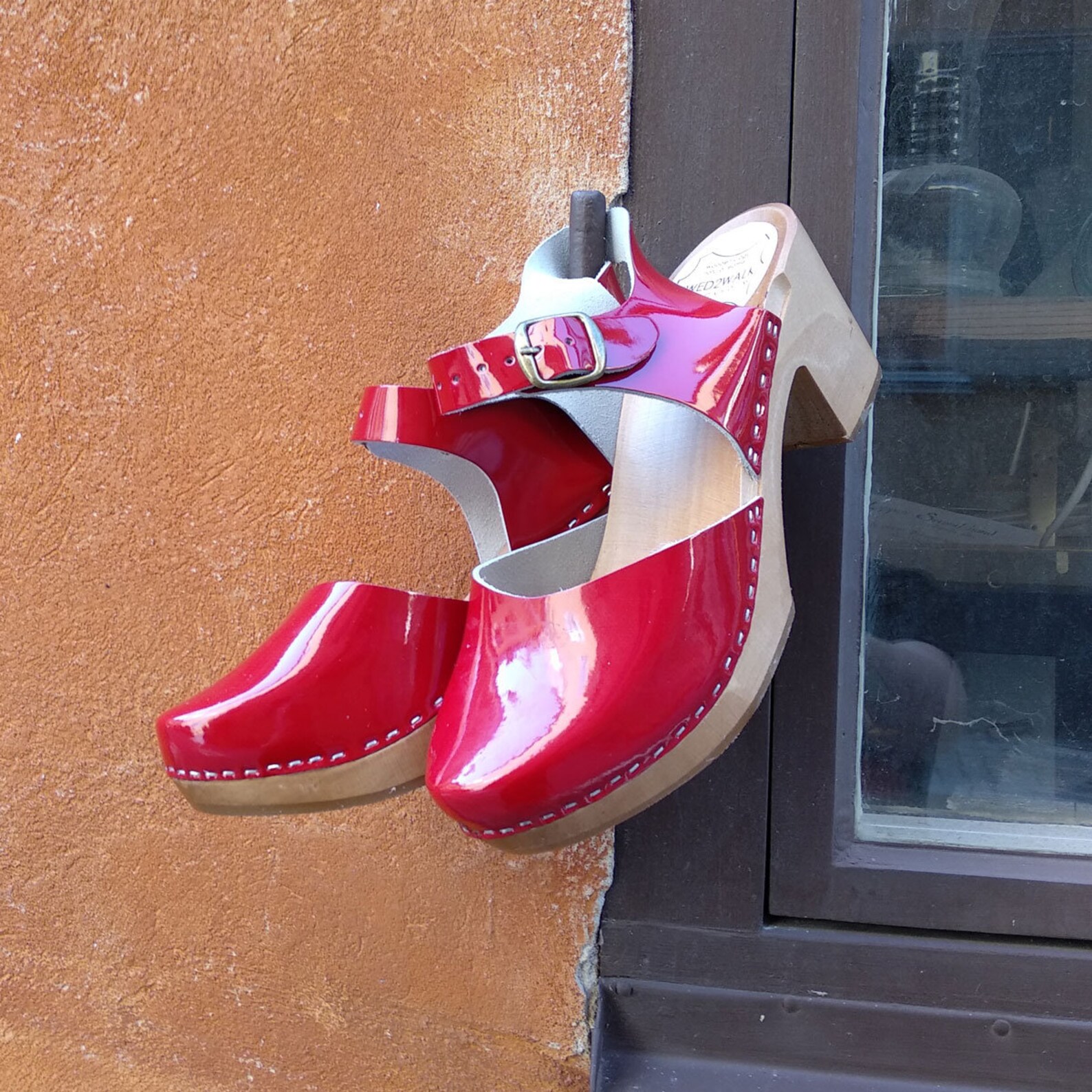 Swedish Clogs - ESTELLE - Sandals Moccasins Wooden Women Clogs Leather ...