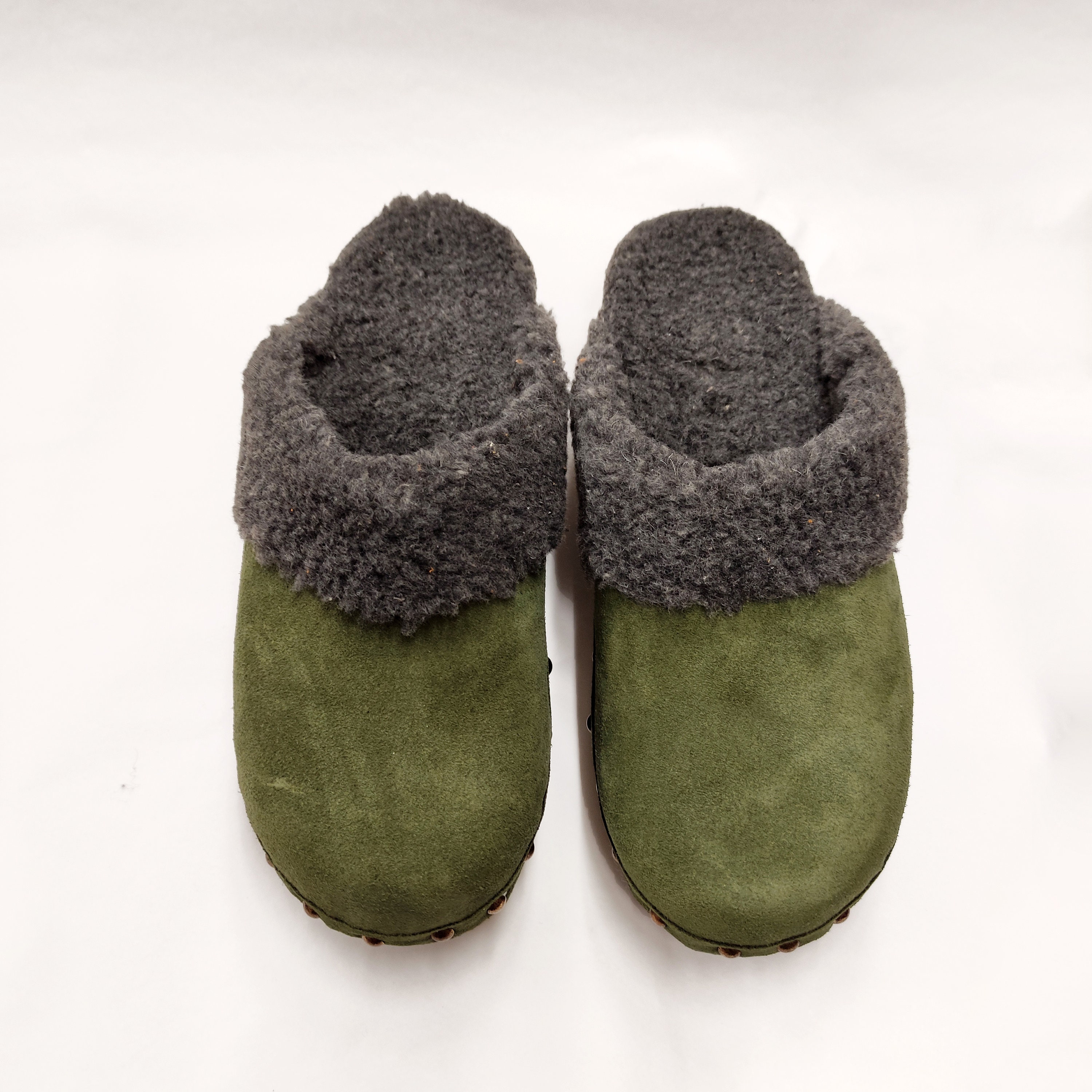 Swedish Clogs Fur ELSA Suede Wooden Womens Wood Winter | Etsy