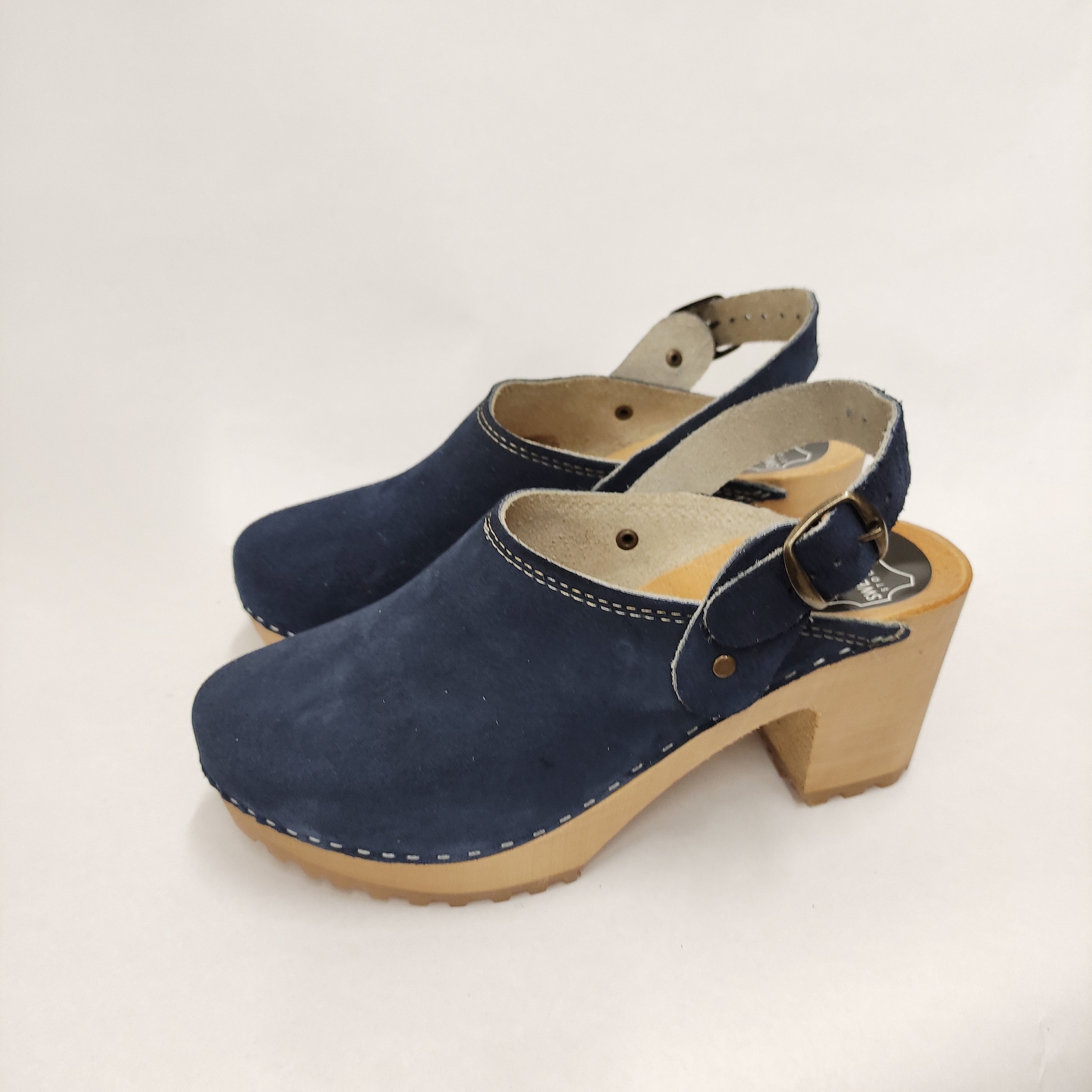 Swedish Clogs - LOTTA Yellow - Sandals Moccasins Wooden Women Clogs ...