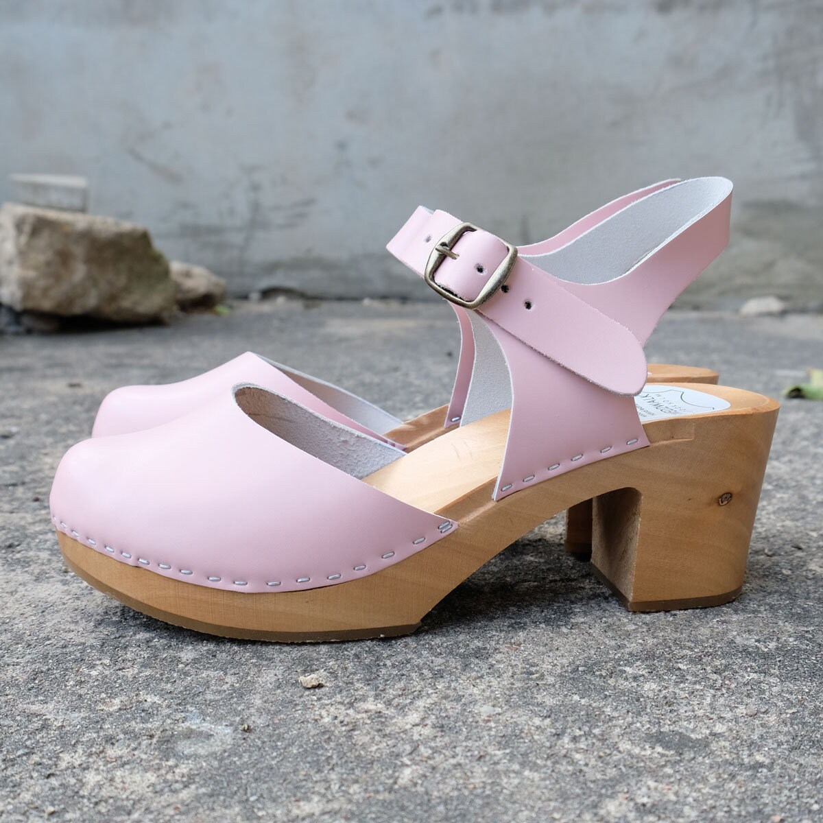 Swedish Clogs ESTELLE Sandals Moccasins Wooden Women Clogs | Etsy