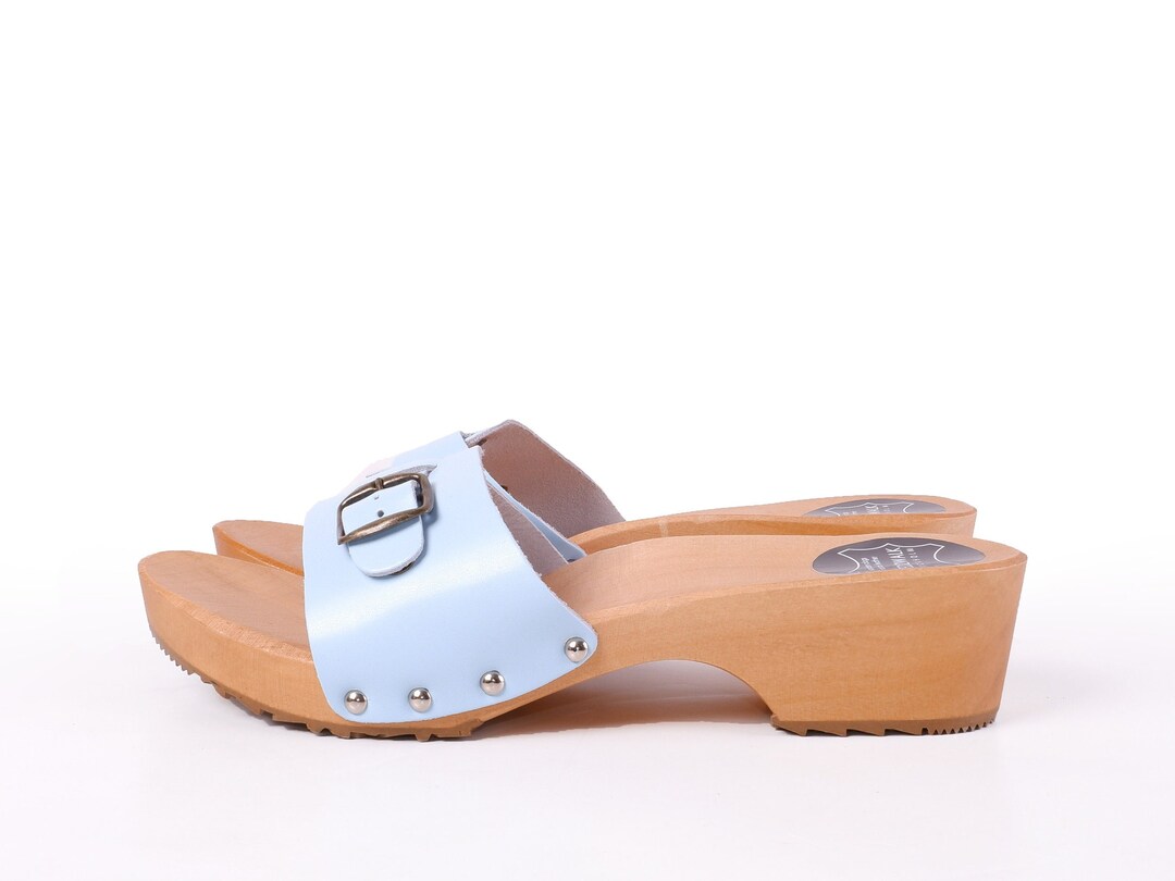 Swedish Clogs - MIA - Sandals Moccasins Wooden Women Clogs Leather Clog ...
