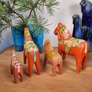 SUPER RARE Vintage Dala Horse - Dalarna - Antique - Wood Swedish Design ...