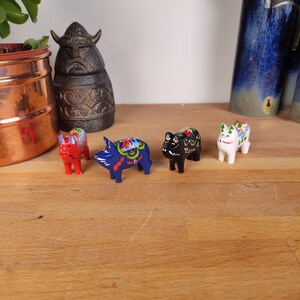 SUPER RARE Vintage Black Dala PIG - Dalarna - Antique Swedish Design ...