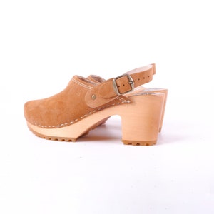 Swedish Clogs - LOTTA Red - Sandals Moccasins Wooden Women Clogs ...