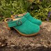 Swedish Clogs - LOTTA Yellow - Sandals Moccasins Wooden Women Clogs ...