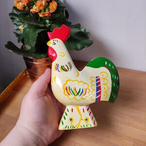 Vintage RARE Black Dala ROOSTER - Dalarna - Antique Swedish Design ...