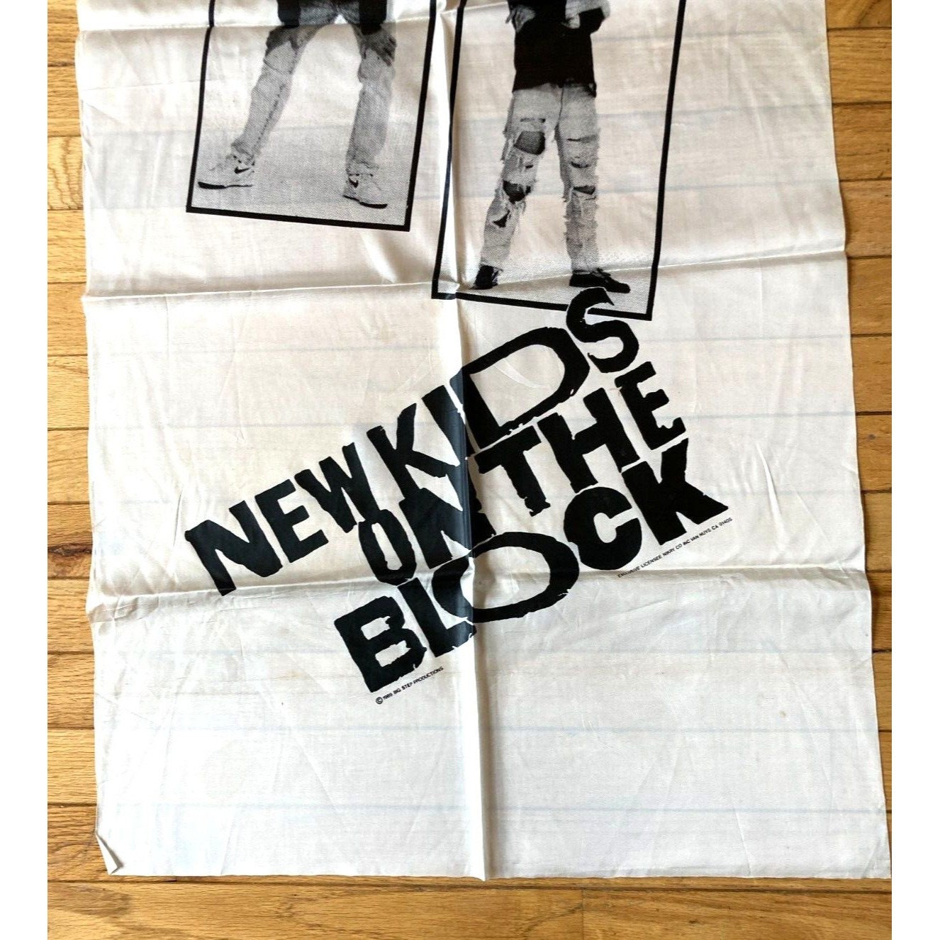 Vintage NEW KIDS on the BLOCK Door Banner 1989 Nkotb Silk Poster Wall ...