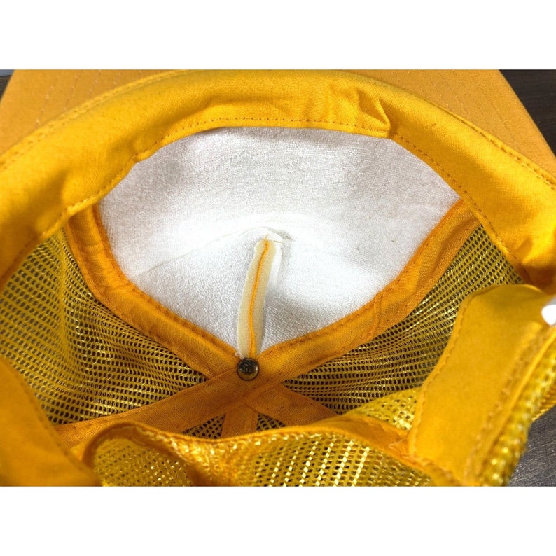 Vintage 80s HYSTER Crane Forklift Lift Snapback Trucker HAT Mesh Z90C ...