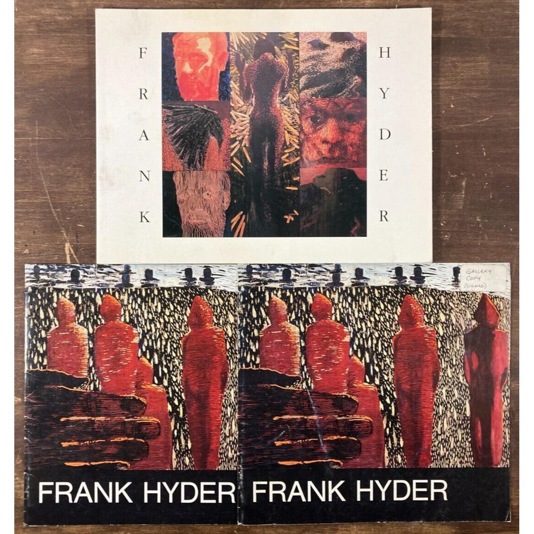 Frank Hyder Art Book Booklet Lot Venezuelas 1991 & Recent Work 1986-87 ...
