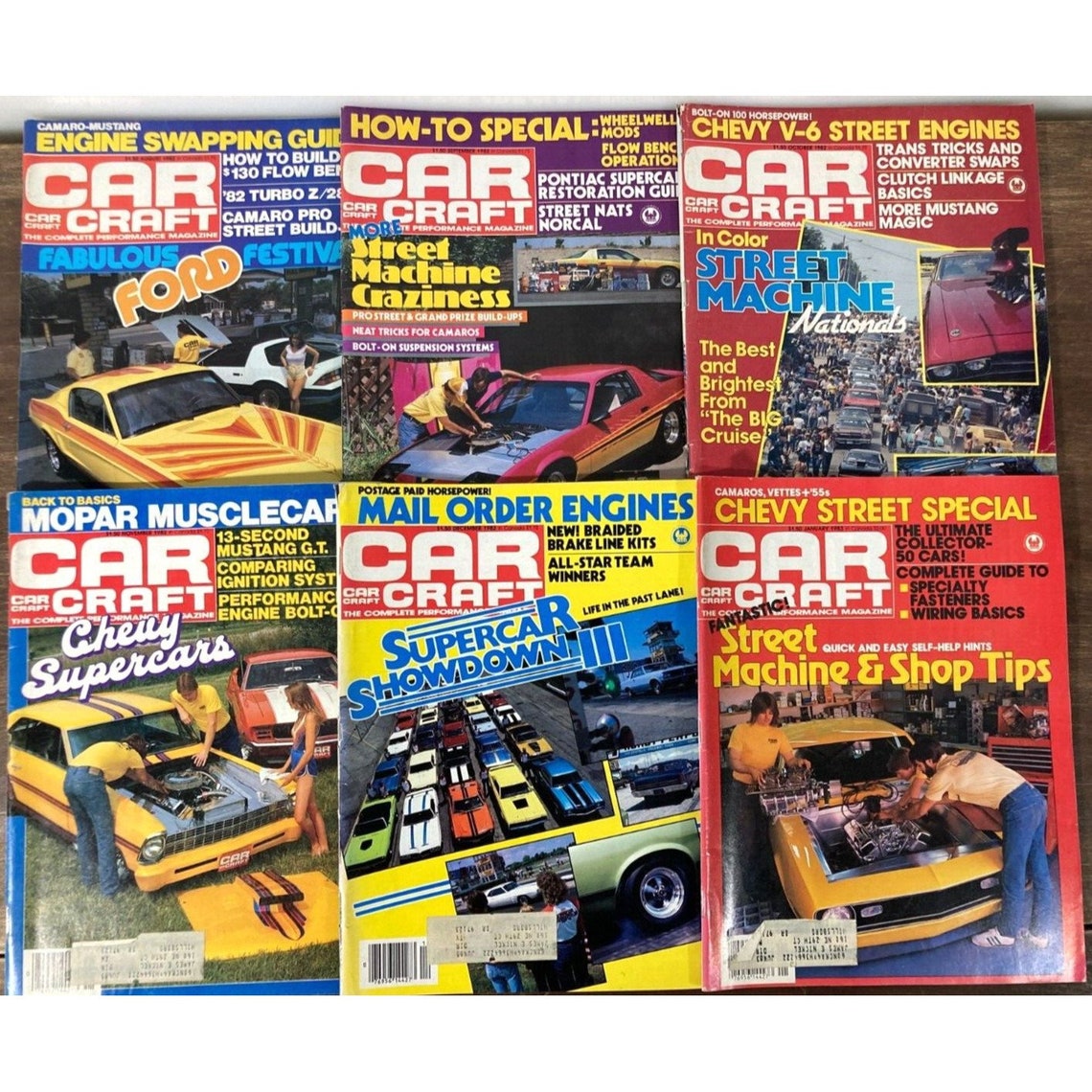 HUGE Lot of 31 CAR CRAFT Magazines 1977-84 Hot Rod Drag Racing 1981 ...