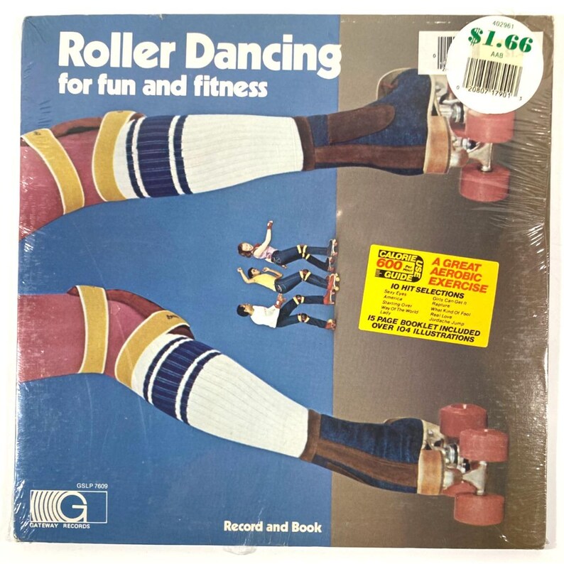 Roller Skate Dancing for Fun and Fitness Vinyl LP 1980 Sealed Dance ...