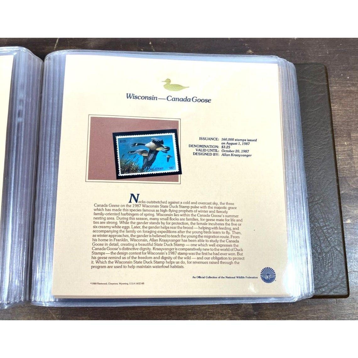America's State Duck 41 Stamps Collection 1987 Mint Full Book Unhinged ...