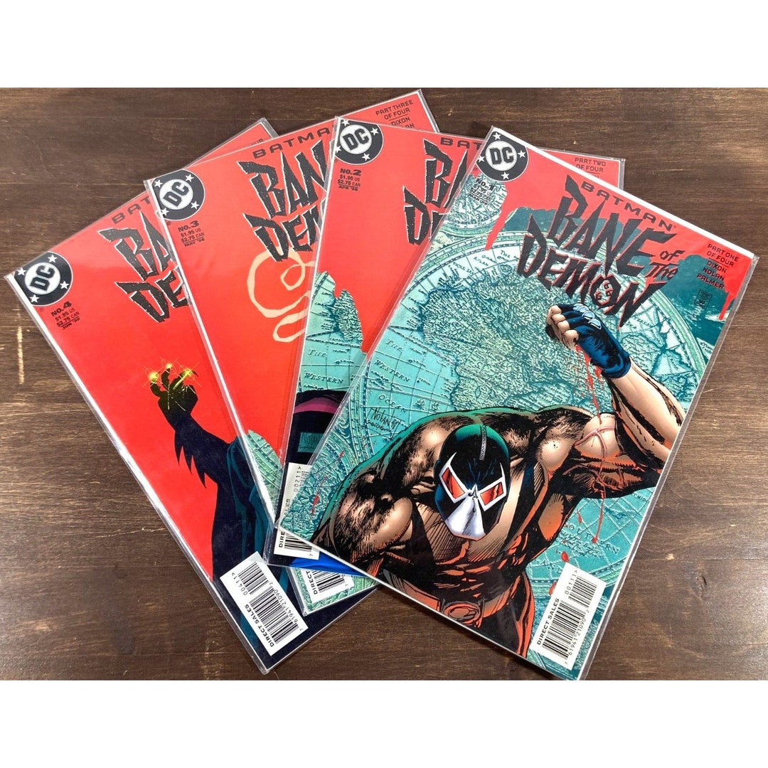 Batman BANE of the DEMON 1-4 Complete Series Set Lot DC Comics 1998 Vf ...