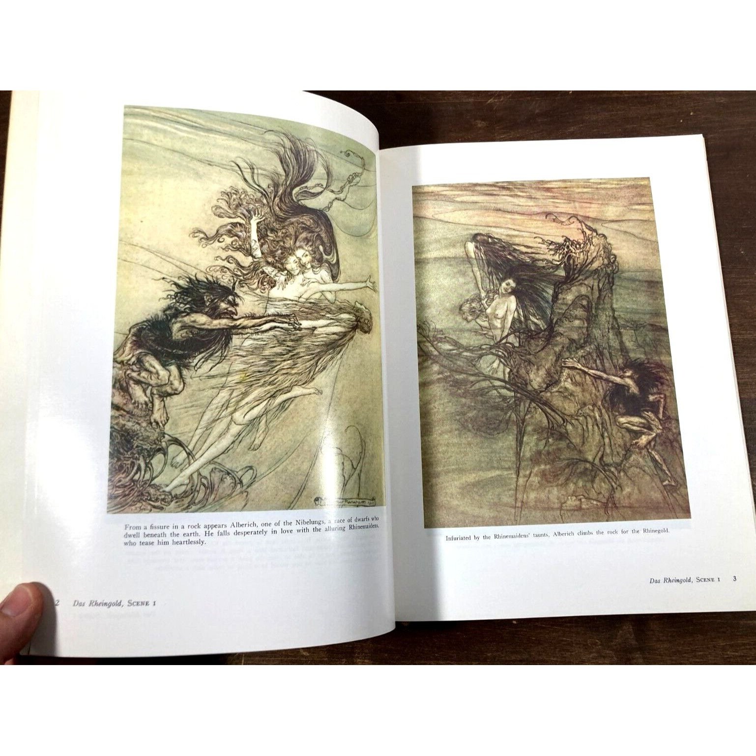 ARTHUR RACKHAM'S Color Illustrations for WAGNER'S ring 1979 Dover ...