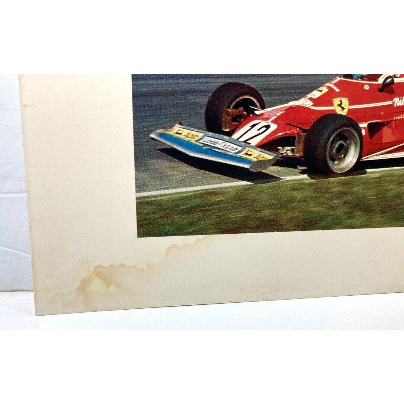 ENZO FERRARI & Niki Lauda Promotional Photograph Print Lot 1970s Made ...
