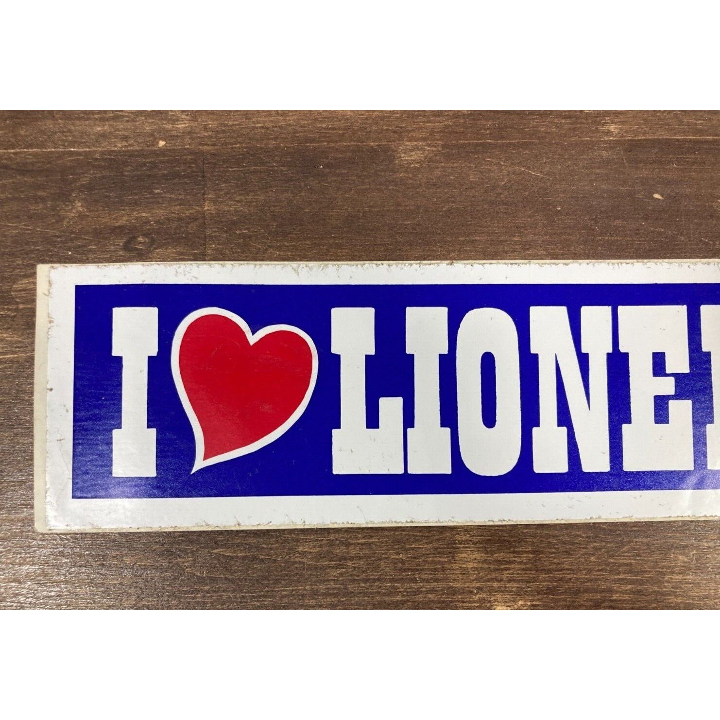 Vintage I LOVE LIONEL TRAINS Bumper Sticker 12" Inch Model Railroad - Etsy