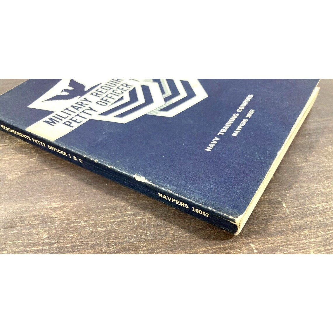 Vintage 1958 US Navy Military Requirement PETTY OFFICER 1 & C Book ...