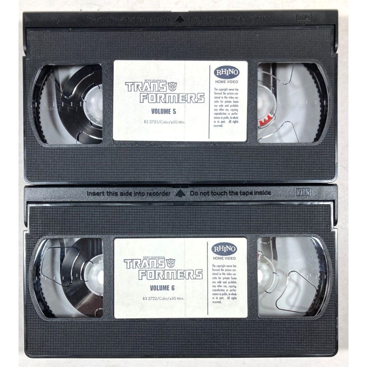 The Original TRANSFORMERS VHS Volume 5 & 6 Lot Kid Rhino 1999 - Etsy