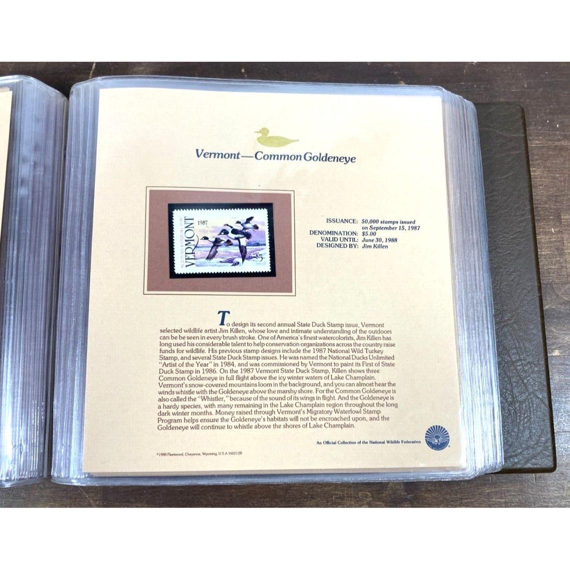 America's State Duck 41 Stamps Collection 1987 Mint Full Book Unhinged ...
