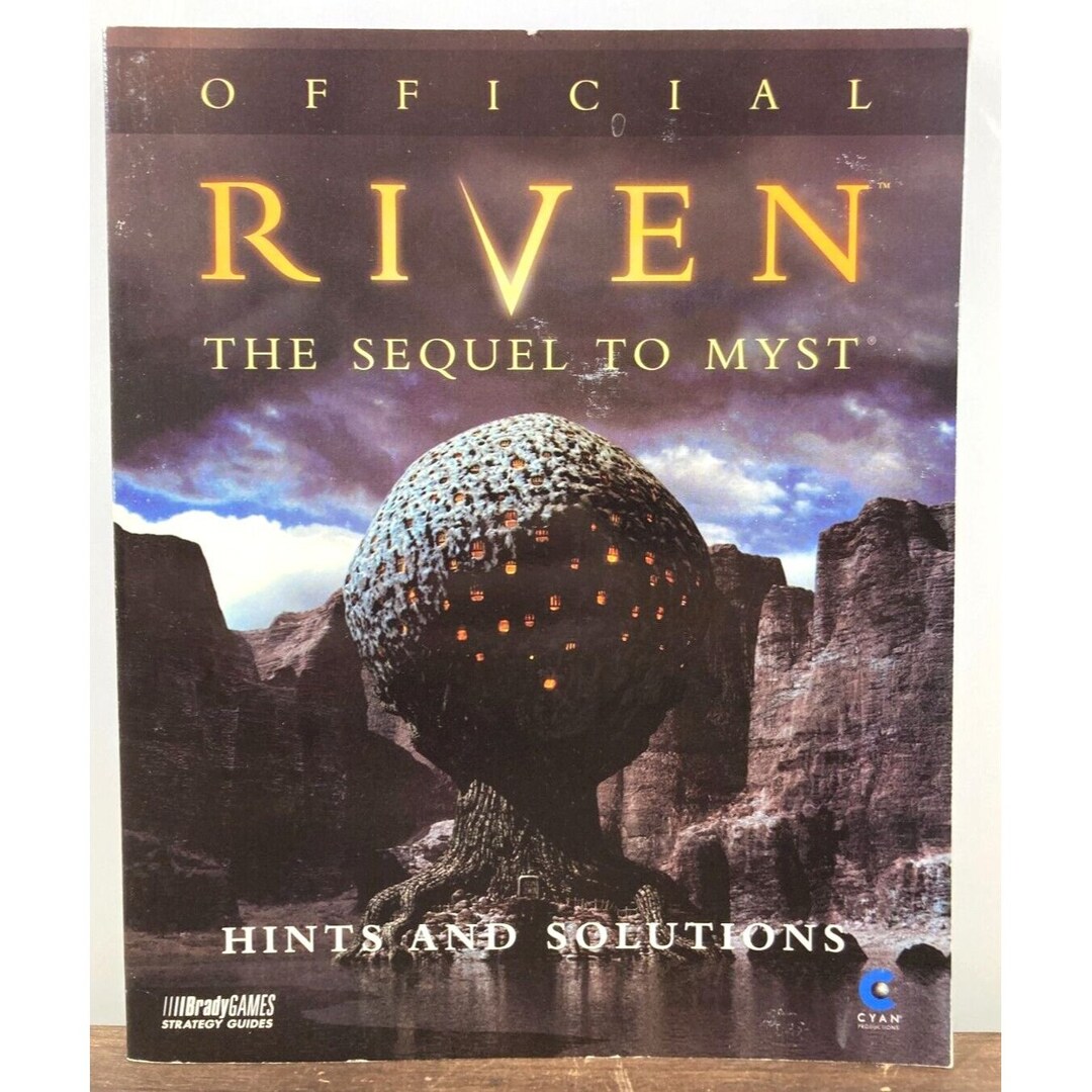 Official Riven the Sequel to Myst Hints & Solutions Brady Games ...