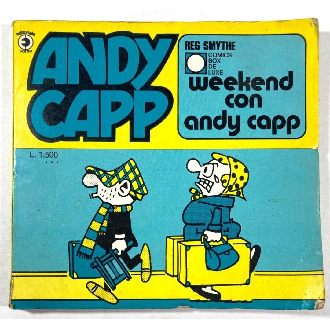 Vintage Andy Capp Comic Strip Book In Italian Reg Smythe 51 1981