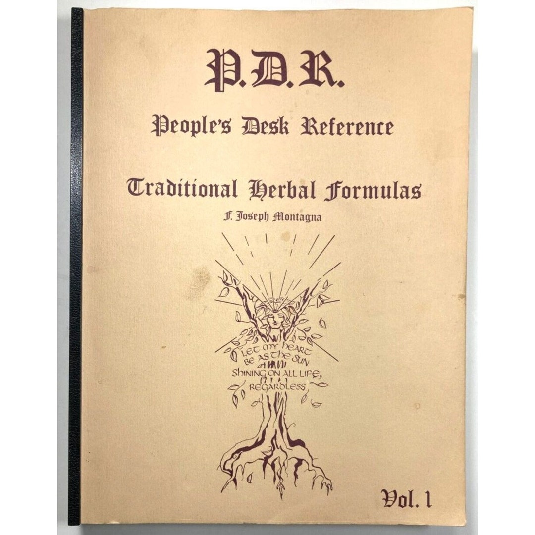 TRADITIONAL HERBAL FORMULAS Peoples Desk Reference Book 1st Ed Joseph ...