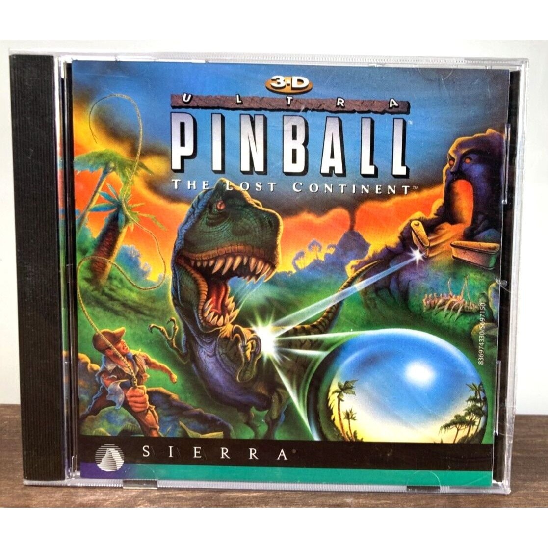 3D Ultra Pinball the Lost Continent CD-ROM 1999 Sierra Windows 95 Mac 7 ...