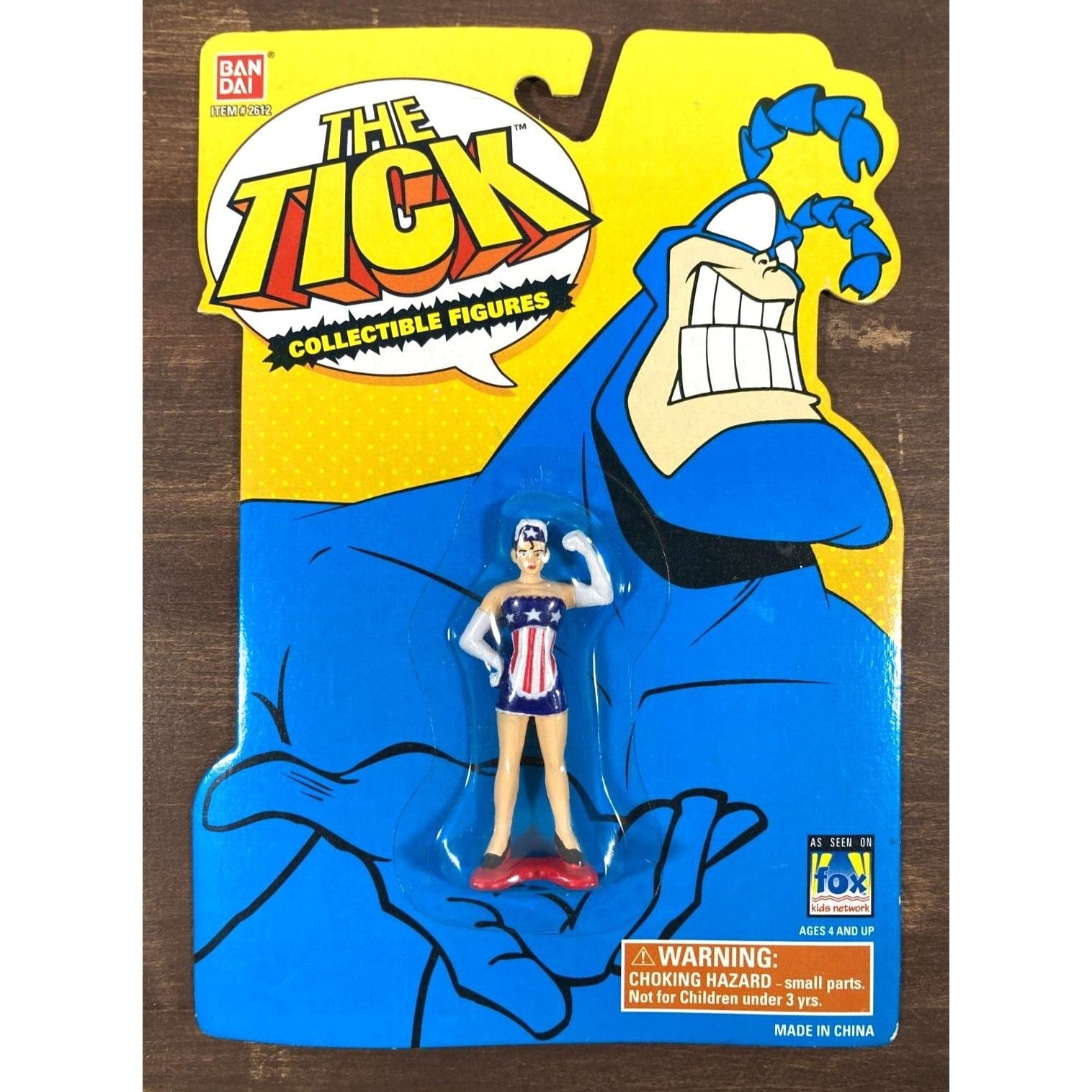 The TICK 1994 American Maid Collectible Mini Action Figure NEW on CARD ...