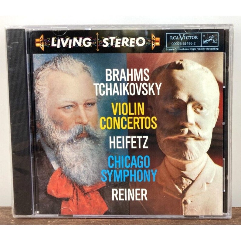 BRAHMS / TCHAIKOVSKY Violin Concertos Heifetz Reiner CD New Chicago Symphony 1955-57 Sealed - Etsy