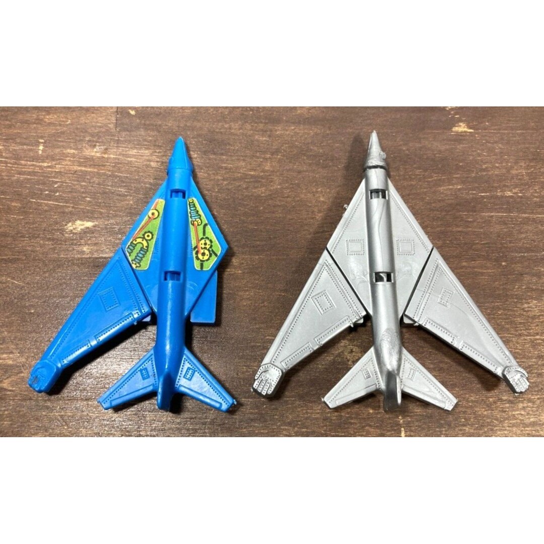 Lot of 2 1985 KELLOGG'S Cereal Prize STARBOT Transformer Toy JET ...