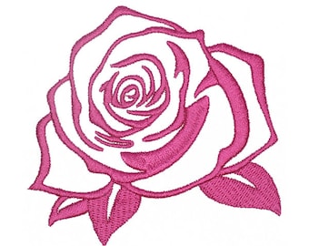 Rose Embroidery | Etsy