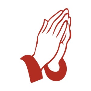 Pray Cuttable Design PNG DXF SVG & Eps File for Silhouette Cameo and ...