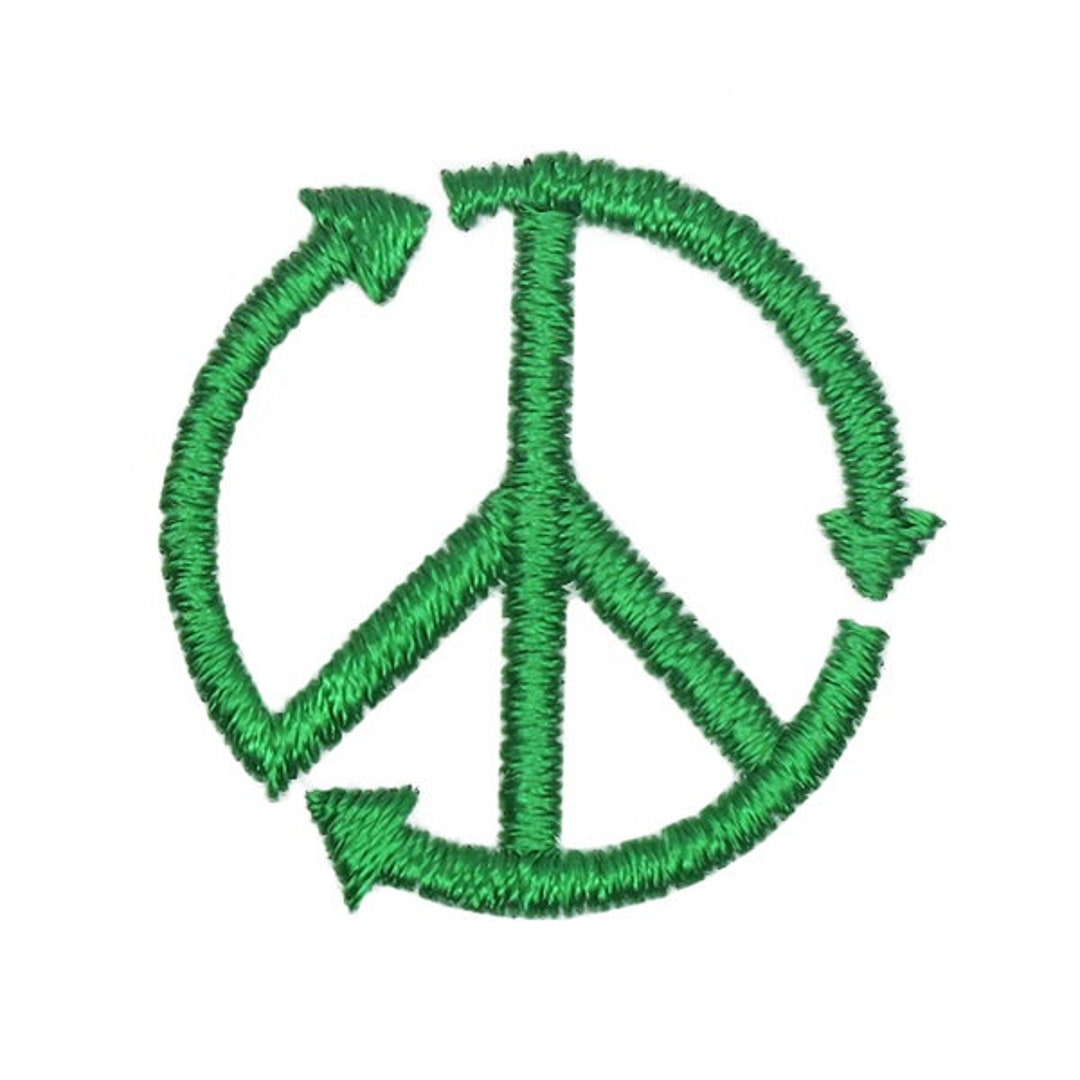 Recycle Peace Sign Embroidery Design Instant Download - Etsy