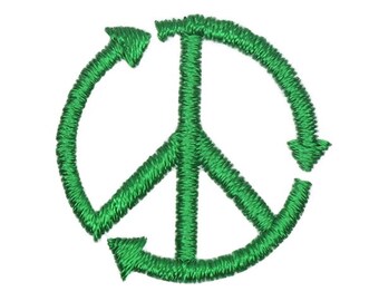 Peace Sign Embroidery Design - Etsy