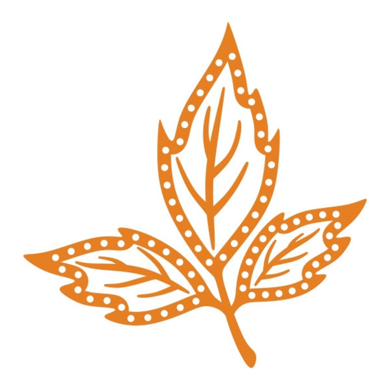 Fall Leaves Cuttable Design PNG DXF SVG & eps File for | Etsy