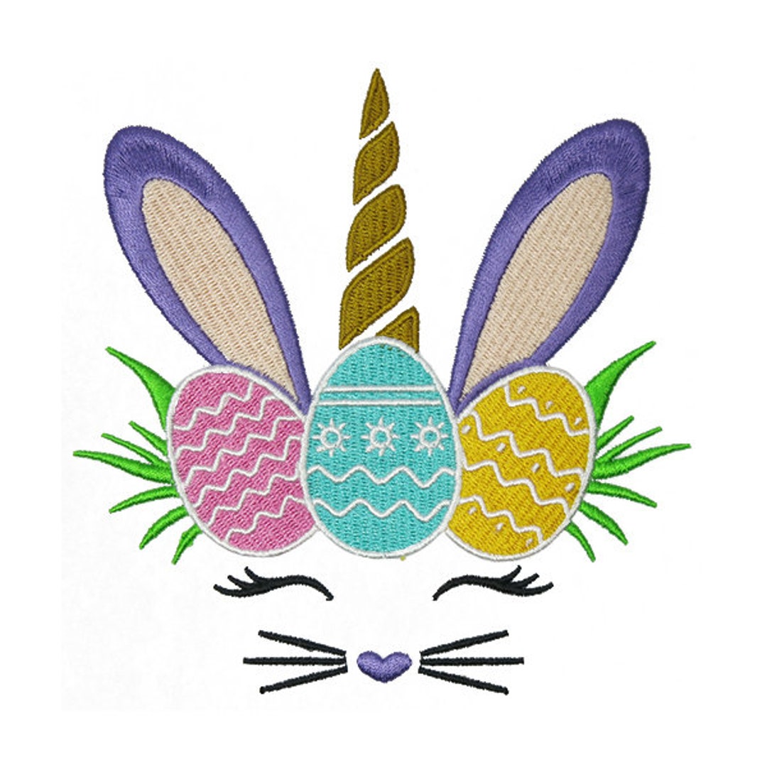 Bunnycorn Embroidery Design Instant Download - Etsy
