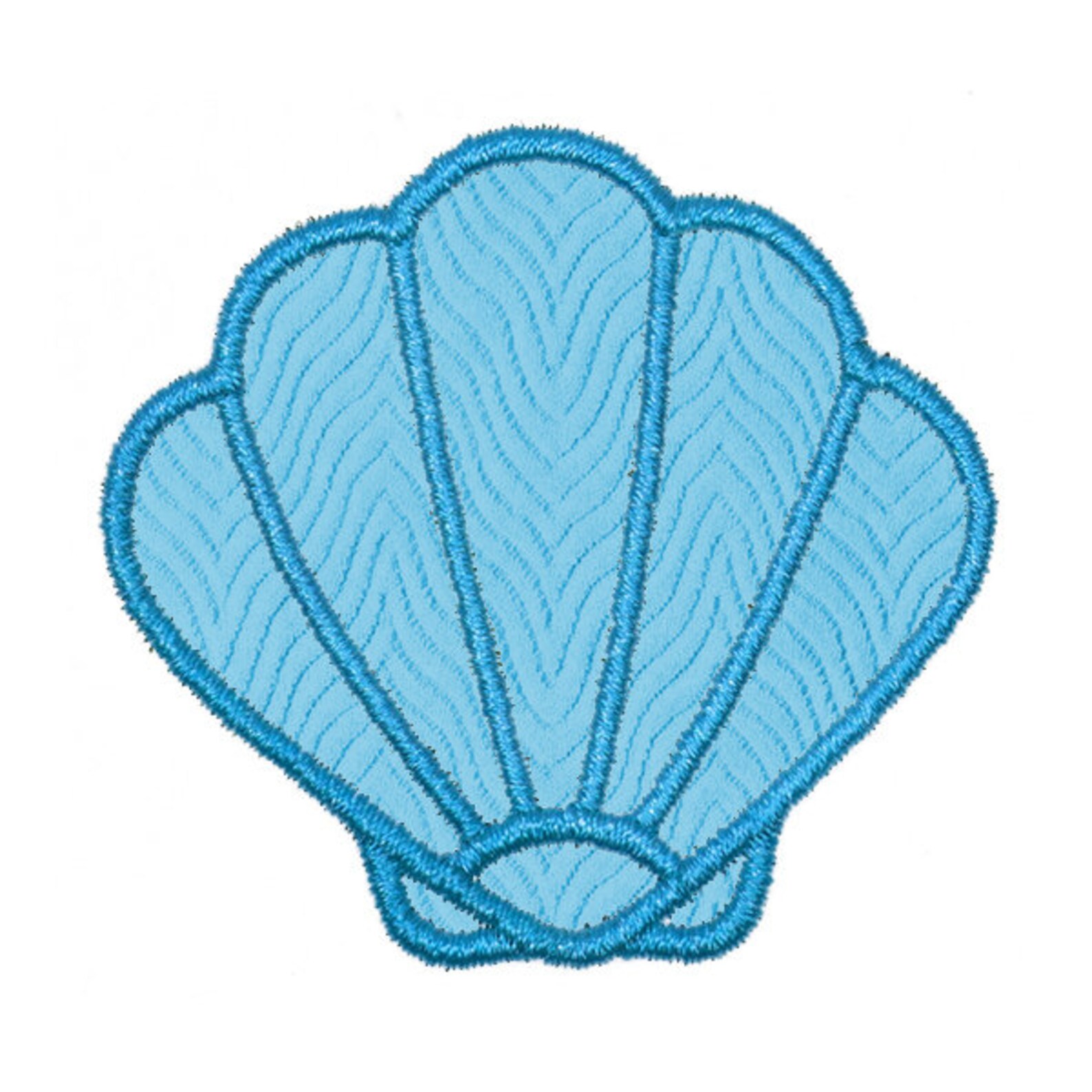 Sea Shell Applique Embroidery Design Instant Download - Etsy