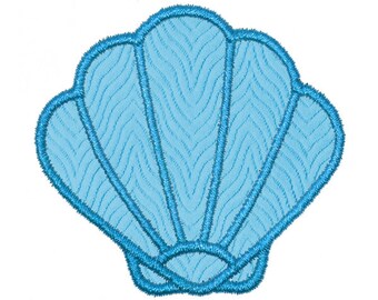 Sea Shell Applique Embroidery Design. Machine Embroidery. Sea Shell ...
