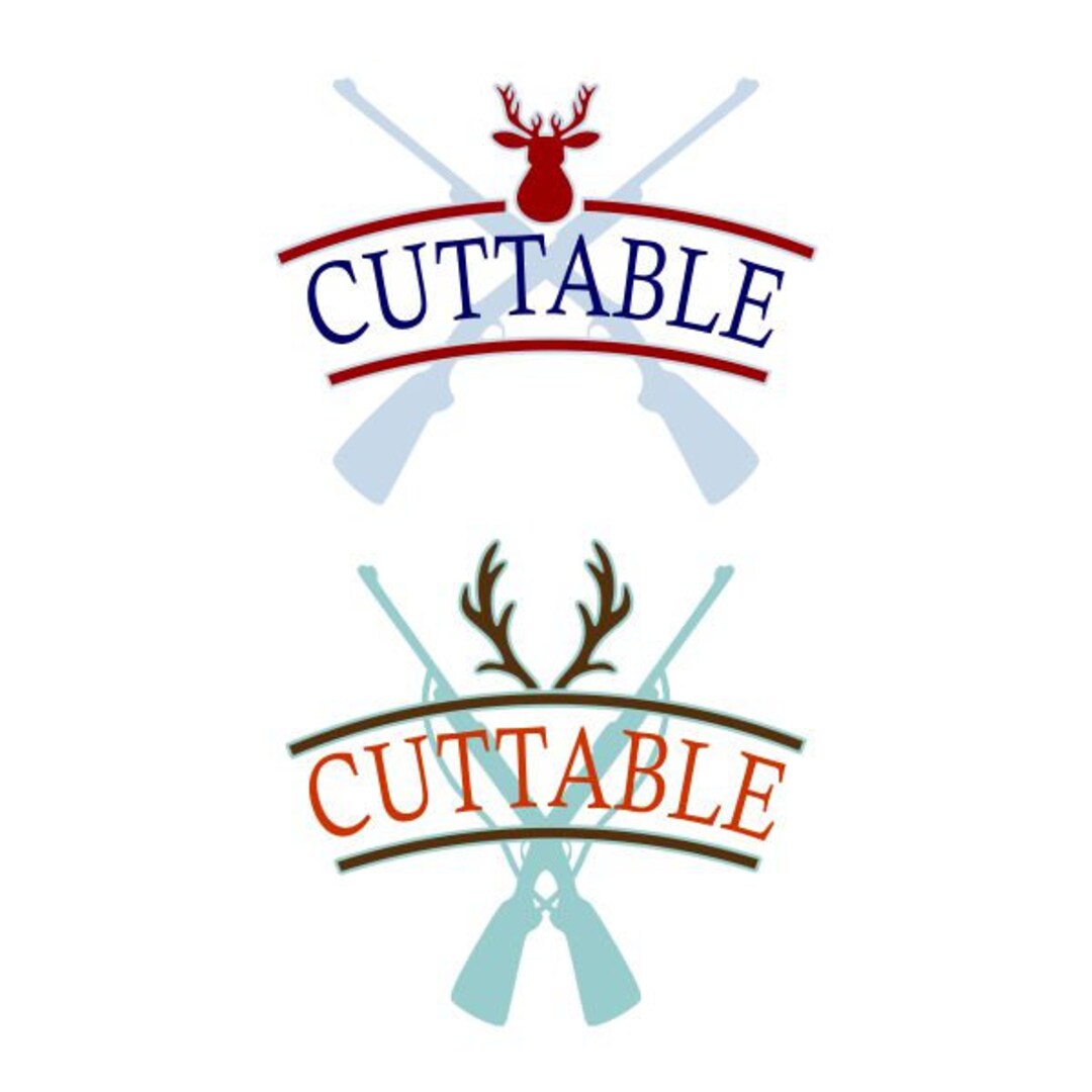Dear Hunter Frame Cuttable Design PNG DXF SVG & Eps File for Silhouette ...